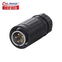 China CNLINKO IP68 Waterproof 5 Pin Male Female Panel Mount Plug Socket Cable Connector for Laundry Device for sale
