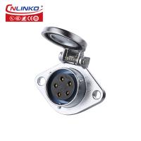 China CNLINKO IP68 Waterproof 5 Pin Male Female Panel Mount Plug Socket Cable Connector for Laundry Device for sale