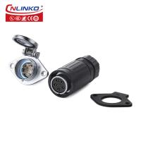 China CNLINKO IP68 Waterproof 5 Pin Male Female Panel Mount Plug Socket Cable Connector for Laundry Device for sale