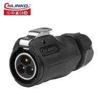 China Cnlinko Connector Manufacturer LP20 M20 3 Pin IP68 Screw Type Pin Wiring Screw Wire Connector Electrical for sale