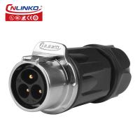 China Cnlinko Connector Manufacturer LP20 M20 3 Pin IP68 Screw Type Pin Wiring Screw Wire Connector Electrical for sale