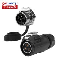 China Cnlinko Connector Manufacturer LP20 M20 3 Pin IP68 Screw Type Pin Wiring Screw Wire Connector Electrical for sale