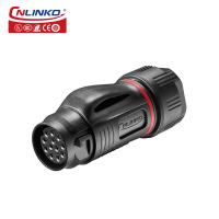 China CNLINKO M20 PBT Housing Male Plug Female Socket Quick Adapter 14 Pin Power Cable Cable Connector Waterproof for sale