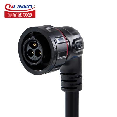 China Cnlinko YM 20 3 Pin Overmolded Plastic and Wire Circular IP68 Waterproof Connector for sale