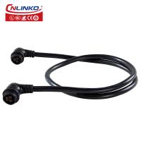 China Cnlinko YM 20 3 Pin Overmolded Plastic and Wire Circular IP68 Waterproof Connector for sale