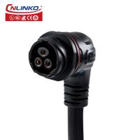 China Cnlinko YM 20 3 Pin Overmolded Plastic and Wire Circular IP68 Waterproof Connector for sale