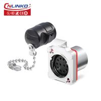 China Cnlinko Metal Circular M24 Connector 12 Pin IP68 Waterproof Panel Mount Cable Wire Connector for sale
