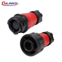 China Cnlinko YM24 IP68 Plastic Power Connector Pin Circular Waterproof Connector for sale