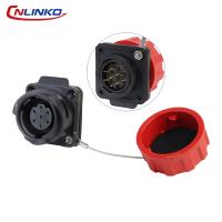 China Cnlinko YM24 IP68 Plastic Power Connector Pin Circular Waterproof Connector for sale