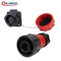 China Cnlinko YM24 IP68 Plastic Power Connector Pin Circular Waterproof Connector for sale