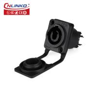 China CNLINKO YF-24 20A 3 Pin Connector Waterproof  Powercon for Outdoor Full Color Led Display for sale