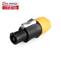 China CNLINKO YF-24 20A 3 Pin Connector Waterproof  Powercon for Outdoor Full Color Led Display for sale