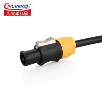 China CNLINKO YF-24 20A 3 Pin Connector Waterproof  Powercon for Outdoor Full Color Led Display for sale