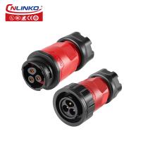 China CNLINKO M20 3 Pin IP68 Waterproof Solder Copper Pin Connector Plug for sale