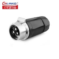 China CNLINKO M28 3 Pin Male and Female 35A Plug Socket IP68 Waterproof Power Connector for sale