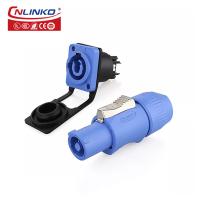China CNLINKO Power Male Female Connector Plug Round 3 Pin Connector for Electric Bicycle Portable Generators for sale