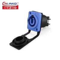 China CNLINKO Power Male Female Connector Plug Round 3 Pin Connector for Electric Bicycle Portable Generators for sale