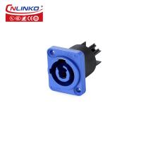 China CNLINKO Power Male Female Connector Plug Round 3 Pin Connector for Electric Bicycle Portable Generators for sale