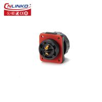 China CNLINKO 20A Machine Electrical Wire Connector 2 Pin Waterproof Cable Plug Socket PBT Plastic M20 Circular Connector for sale