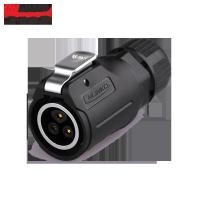 China Cnlinko Industrial Plug Ip68 Power Circular Connector Plastic and Metal LP16 2 3 4 5 7 8 9 Pin Male Female Waterproof Connector for sale