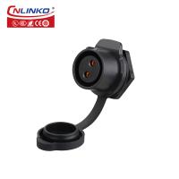 China Cnlinko LP20 Plastic  2 Pin IP68 Waterproof Male Female Electronic Aviation Power Connector for sale