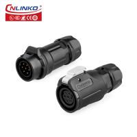 China Cnlinko LP16 Connectors Plastic Connector 2 3 4 5 7 8 9 Pin Waterproof Plug Wire Connector for sale