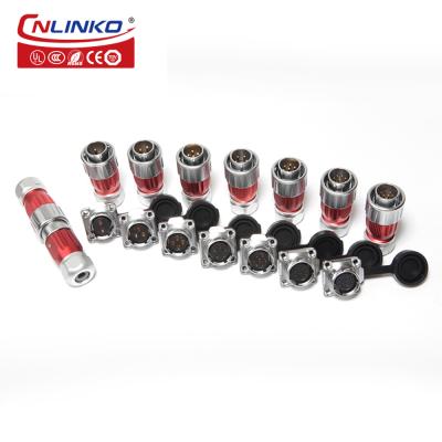 China CNLINKO DH24 2 3 4 5 7 9 12 Pin Power Connector IP68  Waterproof  Connector for sale