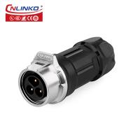 China CNLINKO Waterproof Push-pull Connector 3 Pin Customize Plug Audio Female Socket Male Female Connector Plug 3 Pin Power Connector for sale