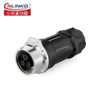 China CNLINKO Waterproof Push-pull Connector 3 Pin Customize Plug Audio Female Socket Male Female Connector Plug 3 Pin Power Connector for sale