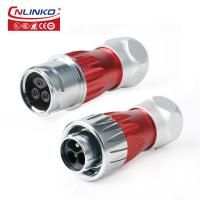 China M24 Electrical 3 Pin Industrial Waterproof Power Connector IP68 Waterproof Connector for sale