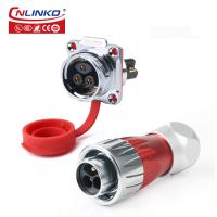 China M24 Electrical 3 Pin Industrial Waterproof Power Connector IP68 Waterproof Connector for sale