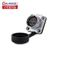 China Cnlinko Waterproof Power Plug 20A 4 Pin Connector for Led Lighting for sale