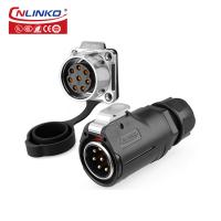 China Cnlinko LP28 2 3 8 Pin 8 Pin Connector High Current 50A Male and Female Waterproof Docking Aviation Plug Connector for sale