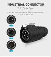 China Cnlinko LP28 2 3 8 Pin 8 Pin Connector High Current 50A Male and Female Waterproof Docking Aviation Plug Connector for sale