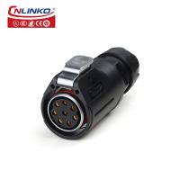 China Cnlinko LP28 2 3 8 Pin 8 Pin Connector High Current 50A Male and Female Waterproof Docking Aviation Plug Connector for sale