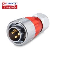 China CNLINKO M20 Harness Battery Terminal Adapters Connecting 4 Pin Power Connector Waterproof IP68 for sale