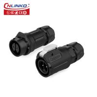 China Cnlinko LP16 Power Function signal Male and Female Series 2 3 4 5 7 8 9 Pin Waterproof Connector Manufacturer Led Connector for sale