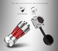 China CNLINKO Waterproof Electrical Male Female Connector 3 Pole Wire Plug Socket 3 Pin Power Connector for sale