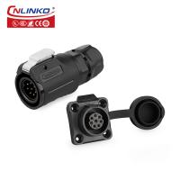 China Cnlinko LP16 Aviation Connectors Plastic Connector 2 3 4 5 7 8 9 Pin Waterproof Aviation Plug Connector Cable for sale