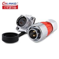 China CNLINKO Industrial Plug Socket 220V 16A Waterproof IP68 2 Pin Power Plug Connector for sale