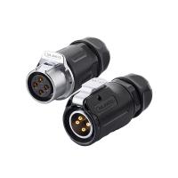 China Cnlinko LP20 Plastic  4 Pin IP68 Waterproof Male Female Electronic Aviation Power Connector for sale