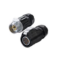 China Cnlinko LP20 Plastic  4 Pin IP68 Waterproof Male Female Electronic Aviation Power Connector for sale