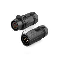 China Cnlinko LP20 Plastic  4 Pin IP68 Waterproof Male Female Electronic Aviation Power Connector for sale