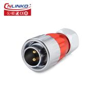 China CNLINKO Industrial Plug Socket 220V 16A Waterproof IP68 2 Pin Power Plug Connector for sale