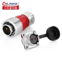 China CNLINKO Industrial Plug Socket 220V 16A Waterproof IP68 2 Pin Power Plug Connector for sale