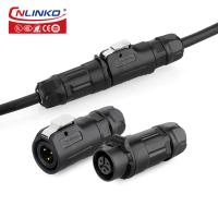 China Cnlinko LP12 2 3 5 6 8 Pin Ip68 Waterproof Connector Male Female Plug Socket for Led Power Electric Connectors for sale