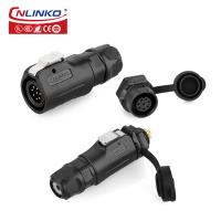 China Cnlinko LP12 2 3 5 6 8 Pin Ip68 Waterproof Connector Male Female Plug Socket for Led Power Electric Connectors for sale