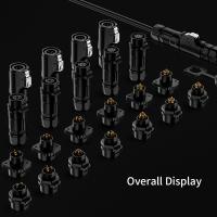 China Cnlinko LP12 2 3 5 6 8 Pin Ip68 Waterproof Connector Male Female Plug Socket for Led Power Electric Connectors for sale