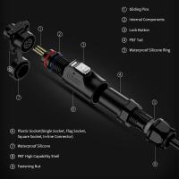 China Cnlinko LP12 2 3 5 6 8 Pin Ip68 Waterproof Connector Male Female Plug Socket for Led Power Electric Connectors for sale