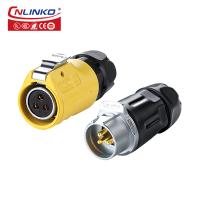 China Cnlinko LP20 Aviation Connector 2 3 4 5 7 9 12 Pin Ip68 Fast Connection Plug and Socket Cable Connector for sale
